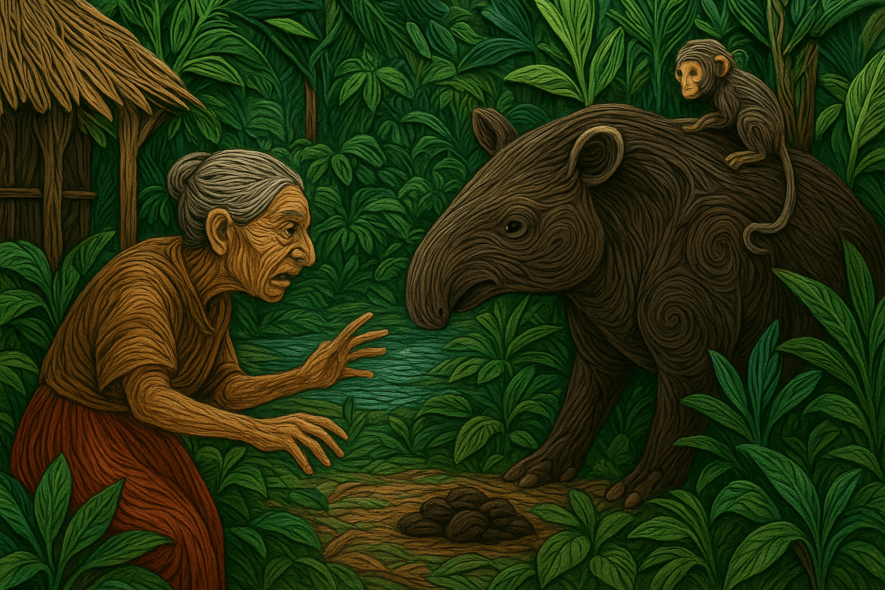 La danta y el terecay | Mitos de Colombia